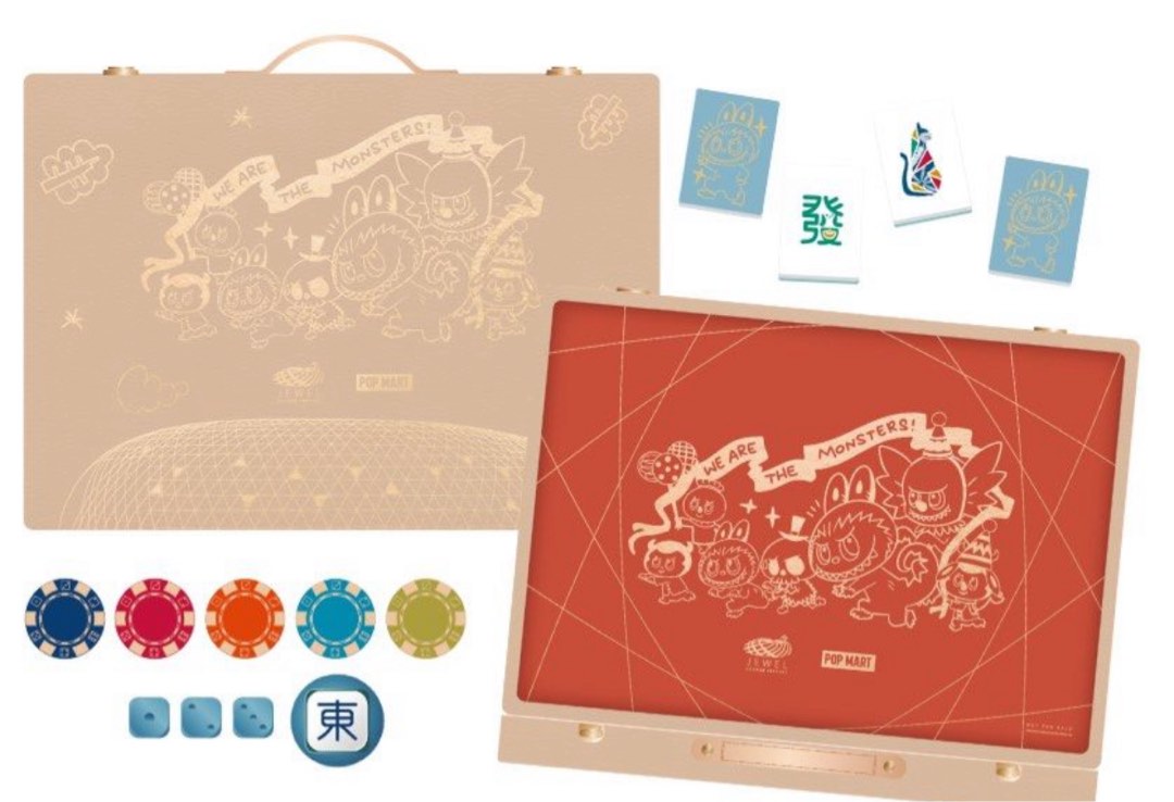 POPMART Labubu The Monsters Mahjong Set, Hobbies & Toys, Toys & Games ...