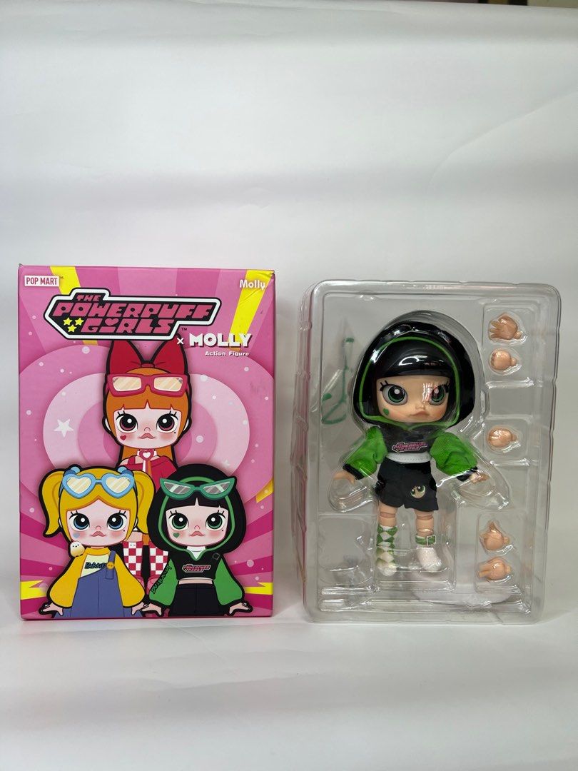 Popmart Molly x The Powerpuff Girls Buttercup Action Figure, Hobbies ...