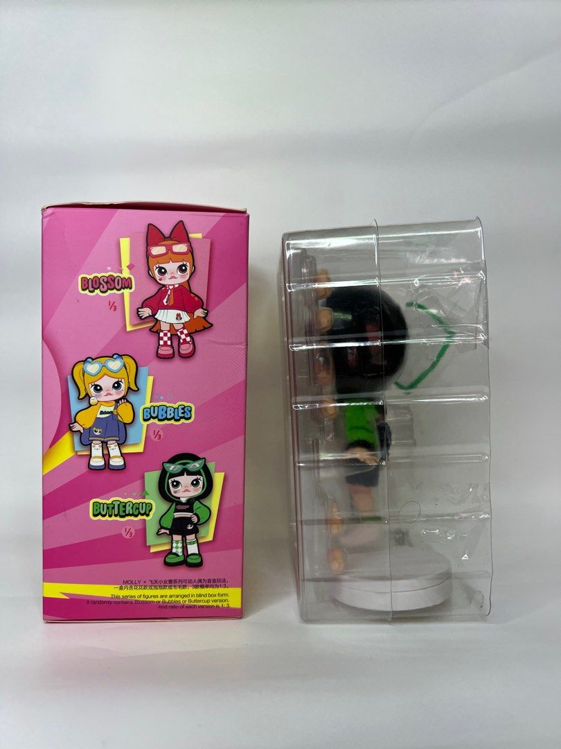 Popmart Molly x The Powerpuff Girls Buttercup Action Figure, Hobbies ...