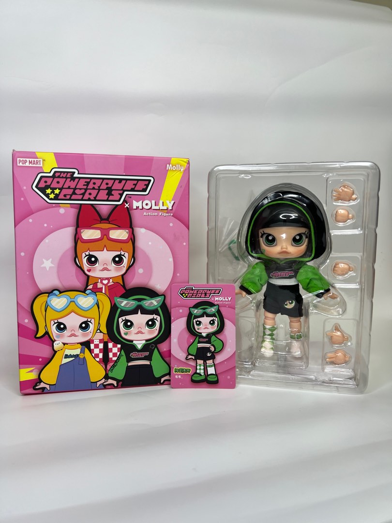 Popmart Molly x The Powerpuff Girls Buttercup Action Figure, Hobbies ...