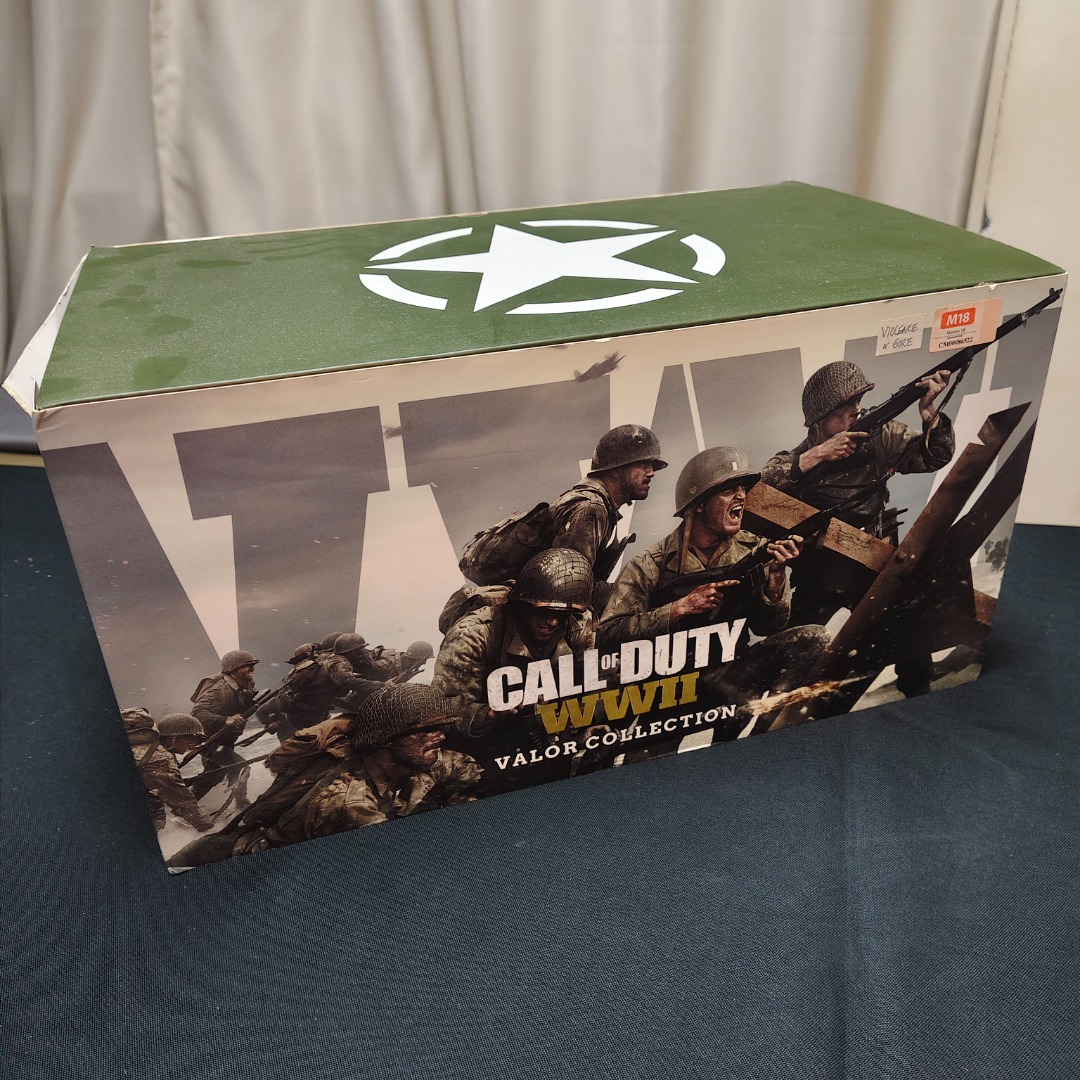 PS4 Call Of Duty WW2 Valor Edition Collector Edition, Video Gaming ...