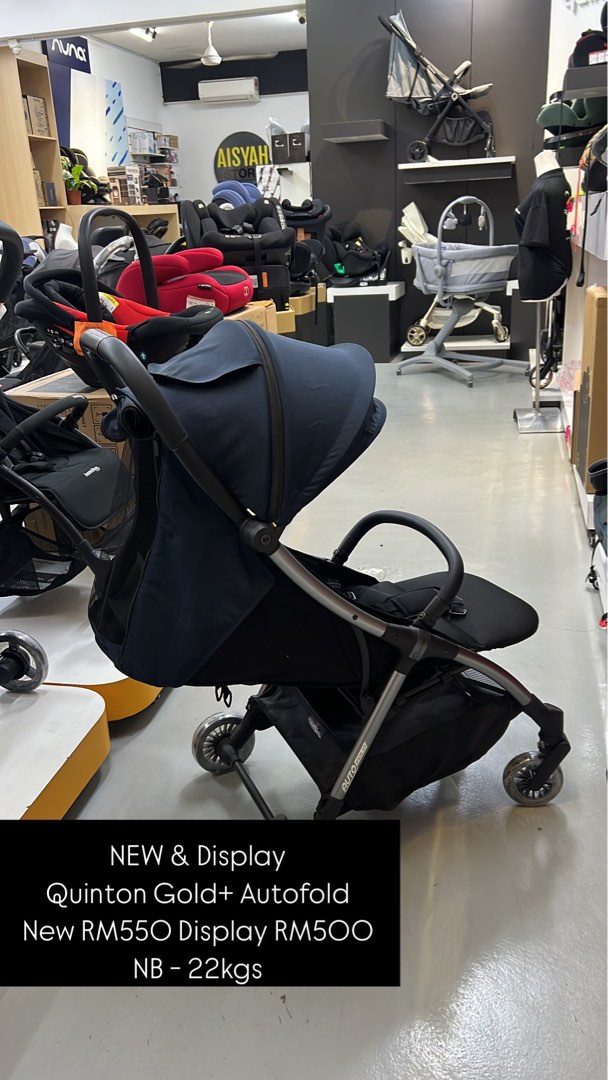 Quinton Gold+ Autofold Stroller, Babies & Kids, Going Out, Strollers on ...