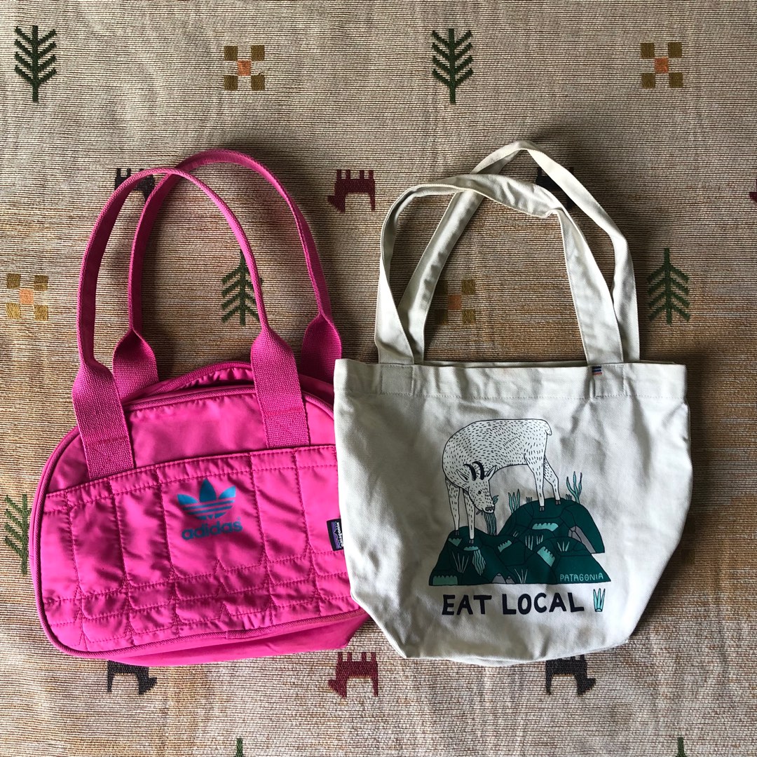 Small sizes Adidas and Patagonia Hand Carry Bags, Women's Fashion, Bags ...