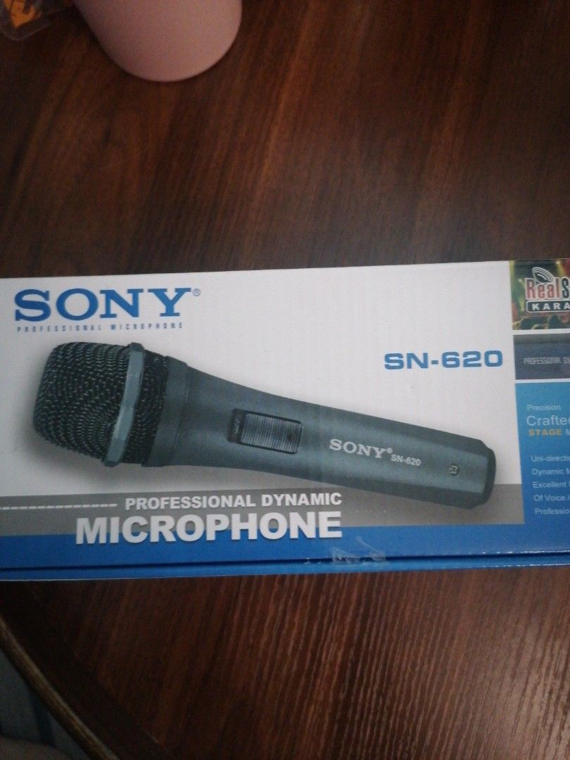 Sony wired microphone., Audio, Microphones on Carousell