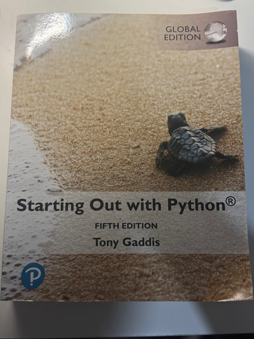 Starting out with python - fifth edition , Hobbies & Toys, Books & Magazines, Textbooks on Carousell