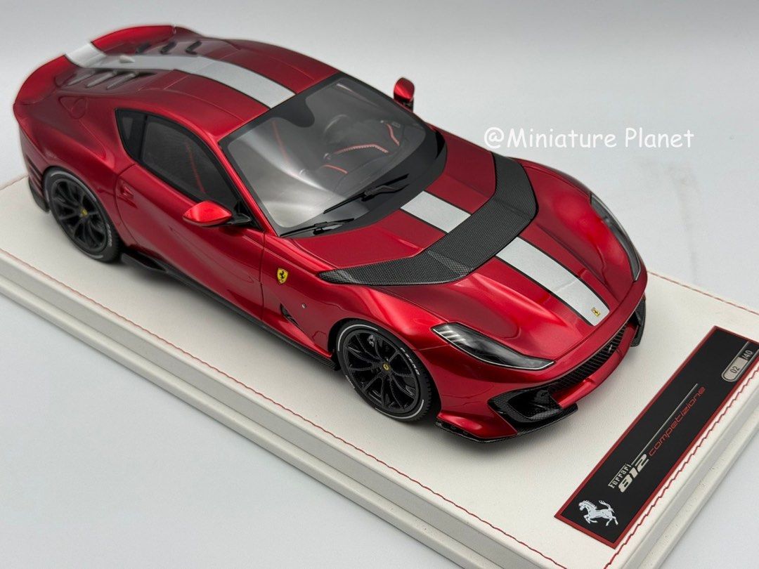 TE Models 1:18 Ferrari 812 Competizione (Metallic Red), Hobbies & Toys ...