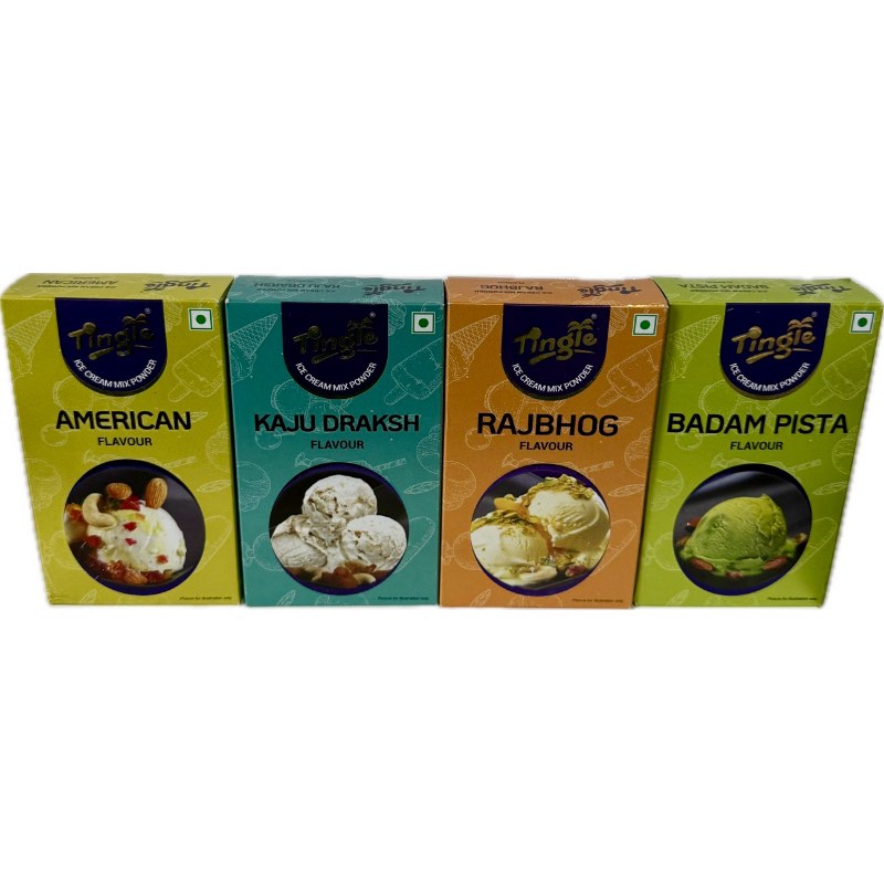 Tingle Instant Ice Cream Mix Powder (From India), Food & Drinks ...