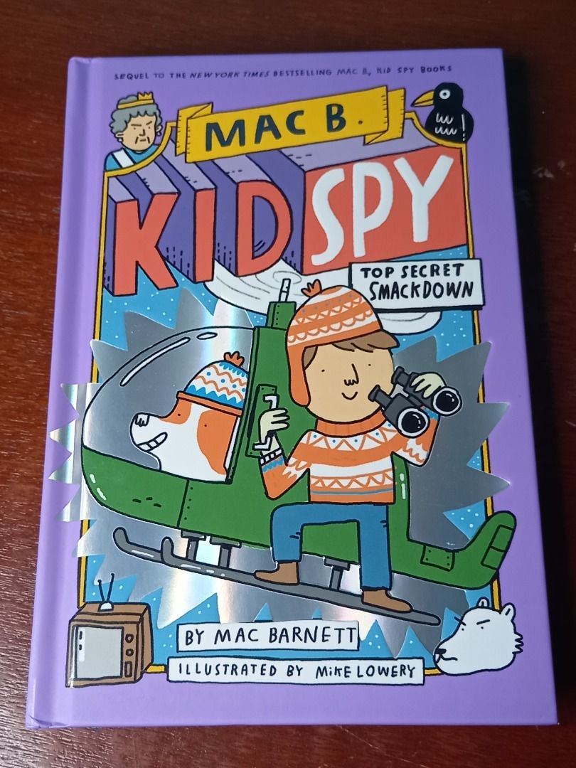 Top Secret Smackdown Mac B. Kid Spy #3 Book Hardcover, Hobbies & Toys ...
