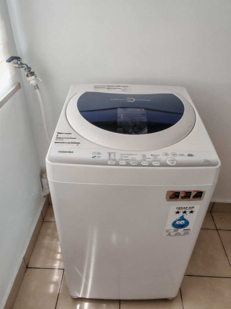 TOSHIBA - Washing Machine 7.2kg, TV & Home Appliances, Washing Machines ...