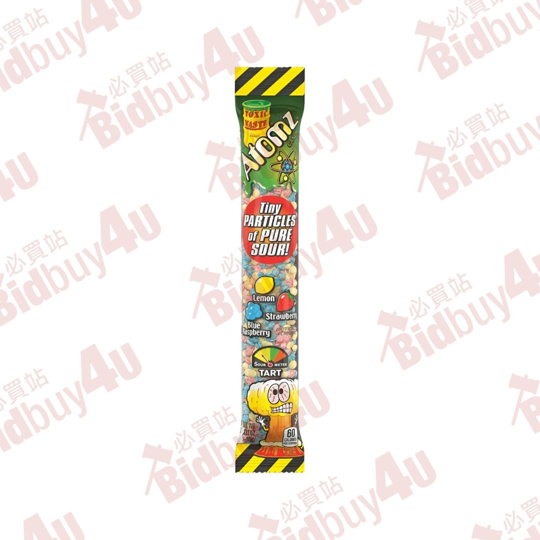 Toxic Waste Atomz Sour Candy 酸糖 2.12 Oz / 60 g [898940001047], 嘢食 & 嘢飲 ...