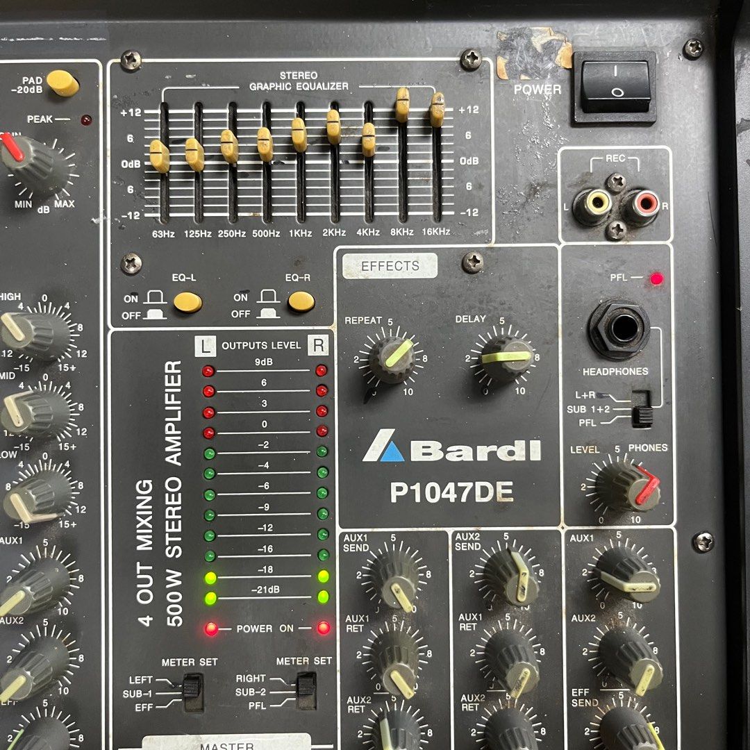 Vintage Bardl Powered Mixer P1047DE, Audio, Soundbars, Speakers ...