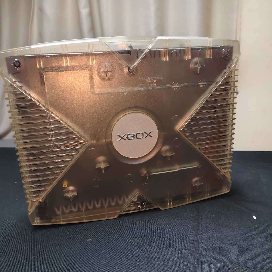 Xbox Original Crystal Version, Video Gaming, Video Game Consoles, Xbox ...