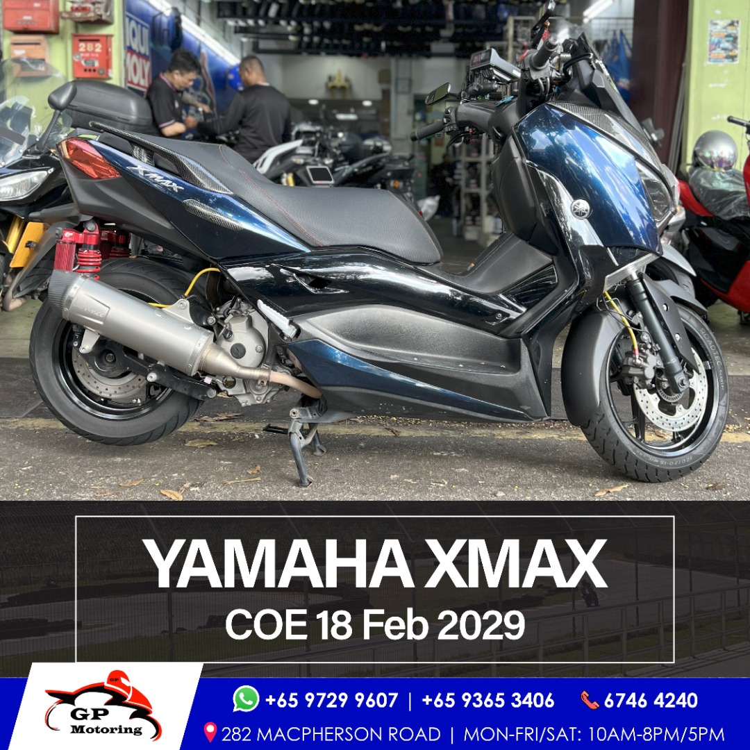 YAMAHA XMAX 300 V1 2019 | WITH LEOVINCE AFTERMARKET EXHAUST ...