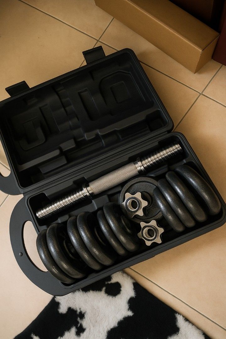 YORK FITNESS Dumbell 15KG Box, Sports Equipment, Exercise & Fitness ...