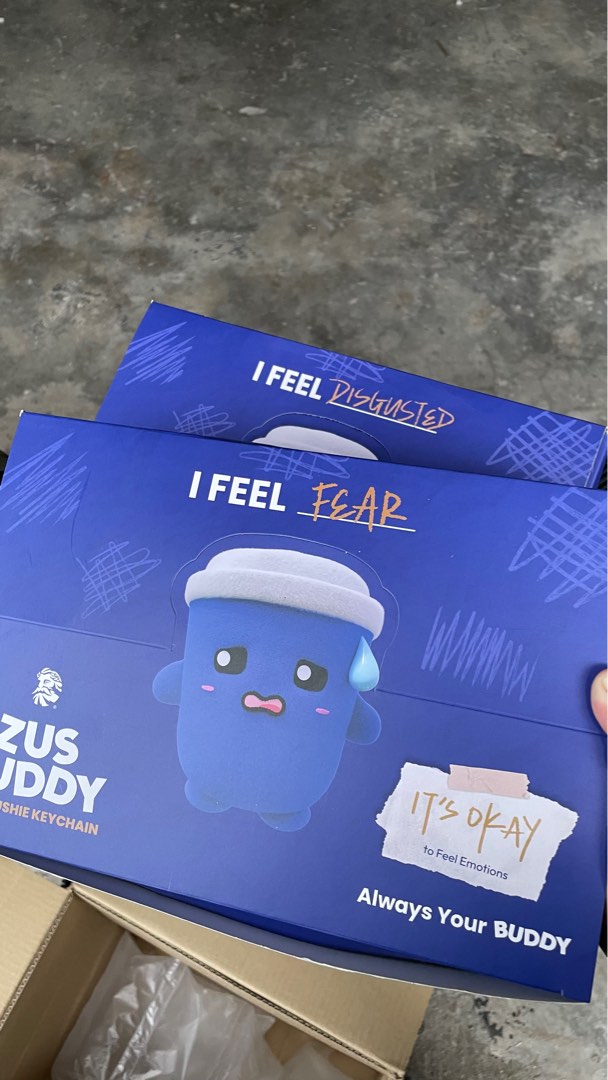 Zus Mini Plushie Keychain Fear (Bean Boss), Hobbies & Toys, Toys ...