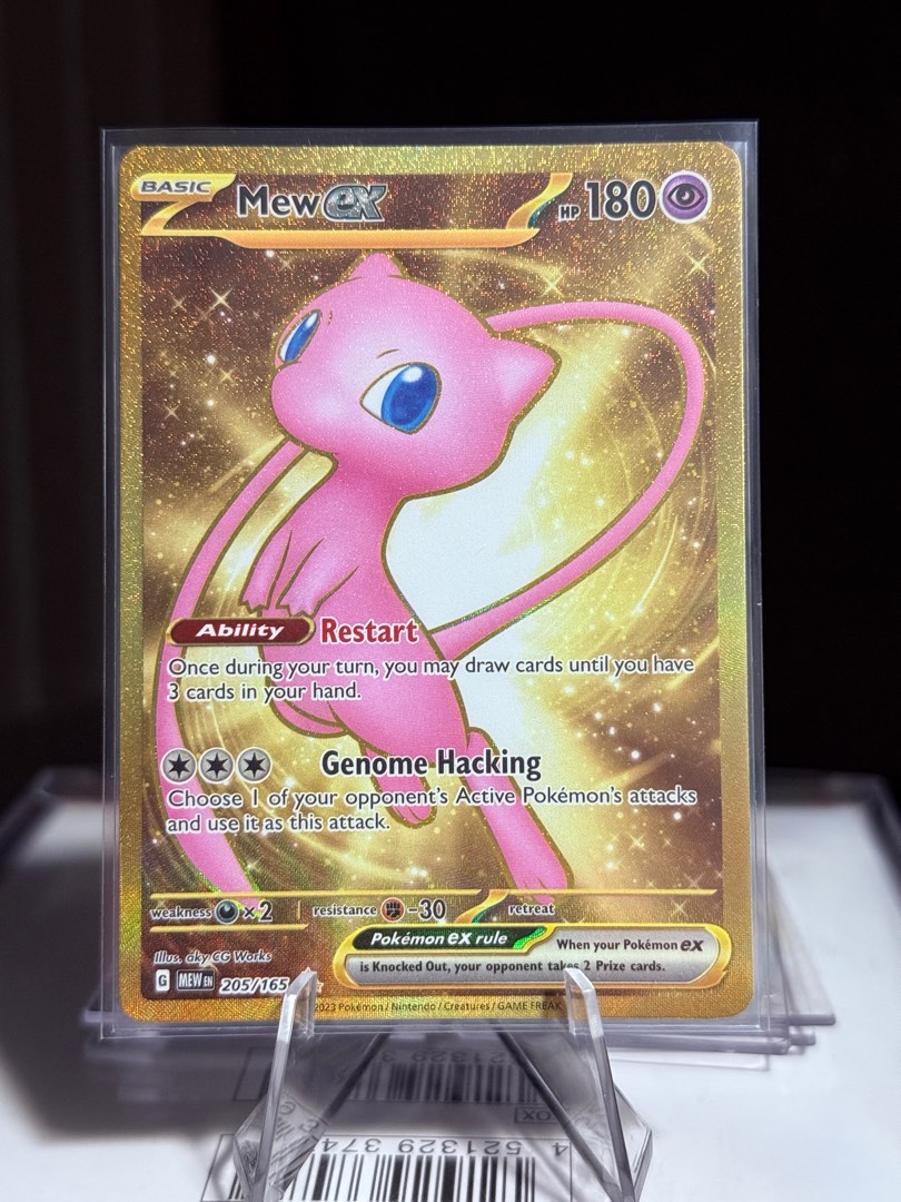 151 Gold Mew ex 205/165, Hobbies & Toys, Toys & Games on Carousell