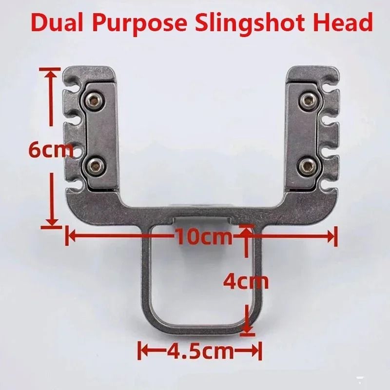 17 Styles of Long Rod Slingsshot Head Stainless Steel Multifunctional ...