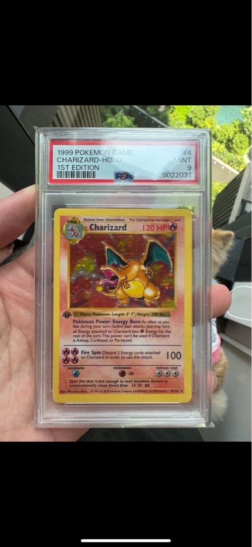 1999 Pokemon Charizard Holo 1st Edition PSA 9 Mint BGS CGC, Hobbies ...