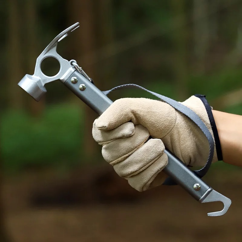 1PCS Stainless Steel Camping Hammer for Outdoor Tent Stakes Survival ...