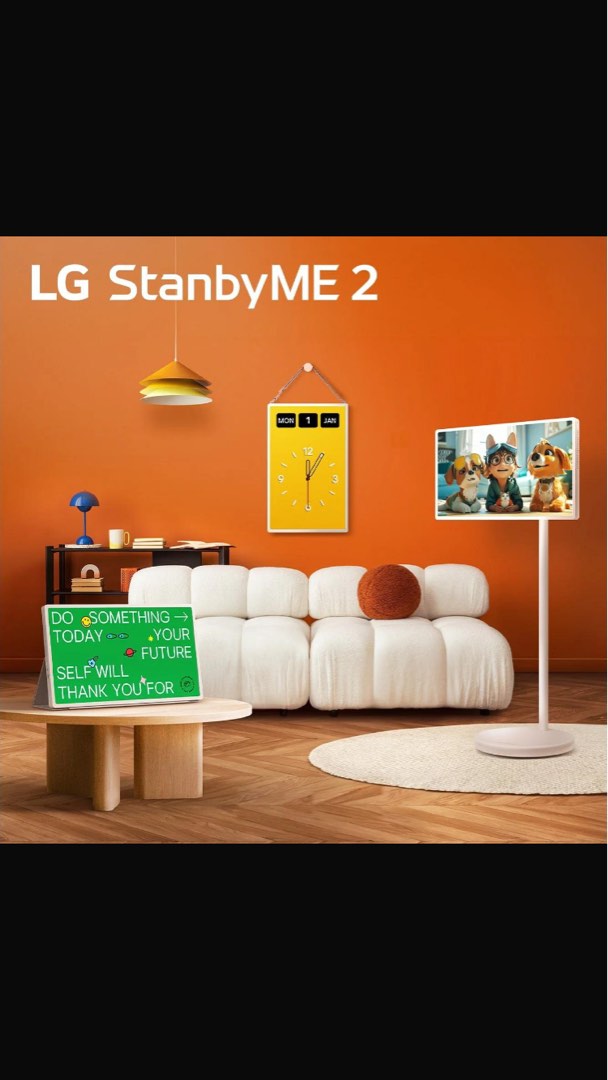 27lx6tdga Standbyme 2 - LG 2025 Model QHD AI Smart tv (Moveable Touch ...
