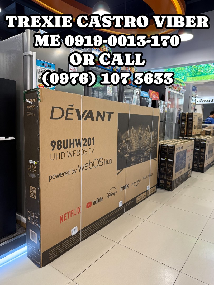 💚 DEVANT TV 98” 98UHW201 SMART TV 4K UHD 2025 MODEL 💚, TV & Home ...