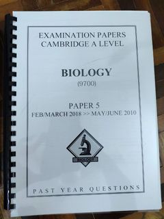 Biology A levels Paper 1 past papers 2014 to 2023, Hobbies & Toys ...