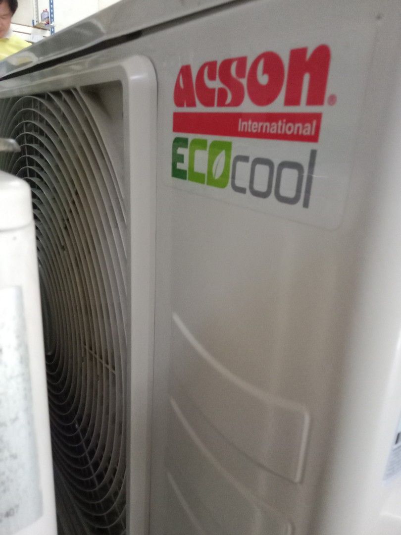 Acson EcoCool R410 aircond, TV & Home Appliances, Air Conditioners ...