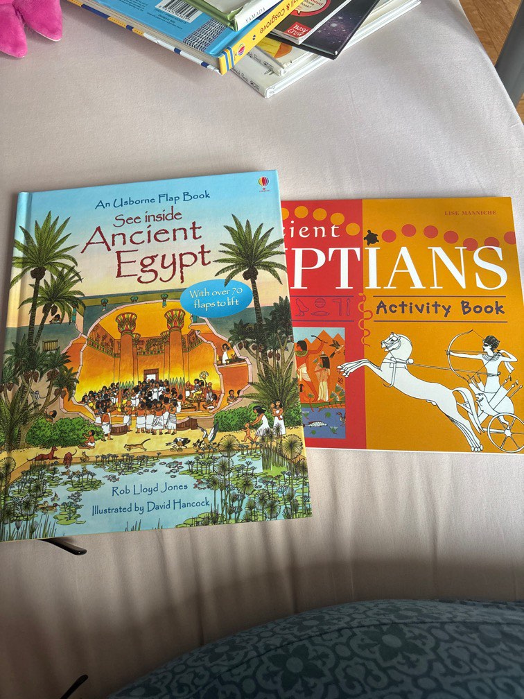 Ancient Egypt flap book and activity book, Hobbies & Toys, Books ...