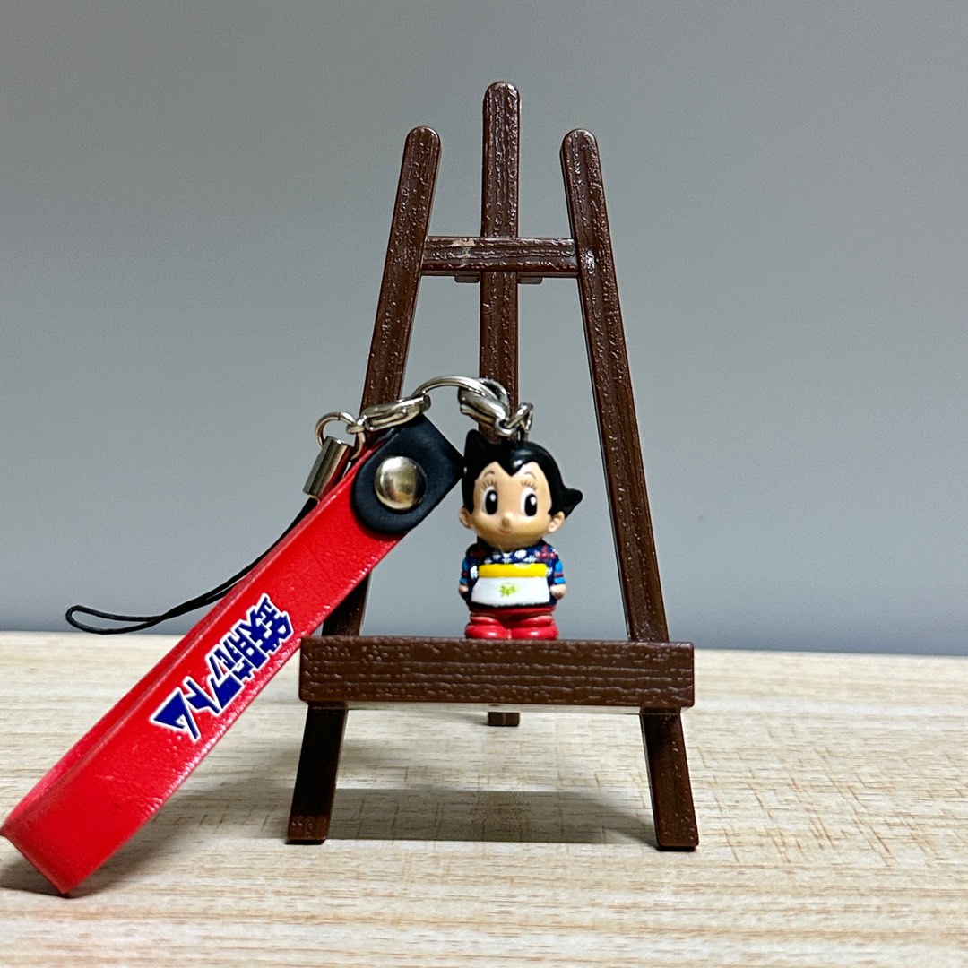 Astro Boy/Astroboy Mini Figure Charm Strap (paint chip on nose and ...
