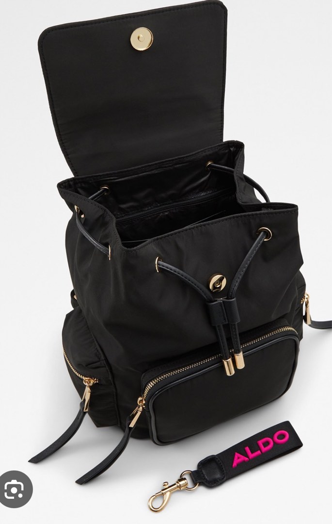 Backpacks Aldo Original in black, Women's Fashion, Bags & Wallets, Backpacks on Carousell