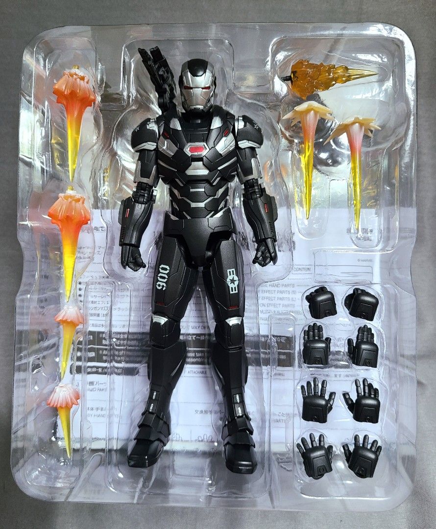 Bandai figuarts shf iron man war machine mark 6 mk, 興趣及遊戲, 玩具 & 遊戲類 ...