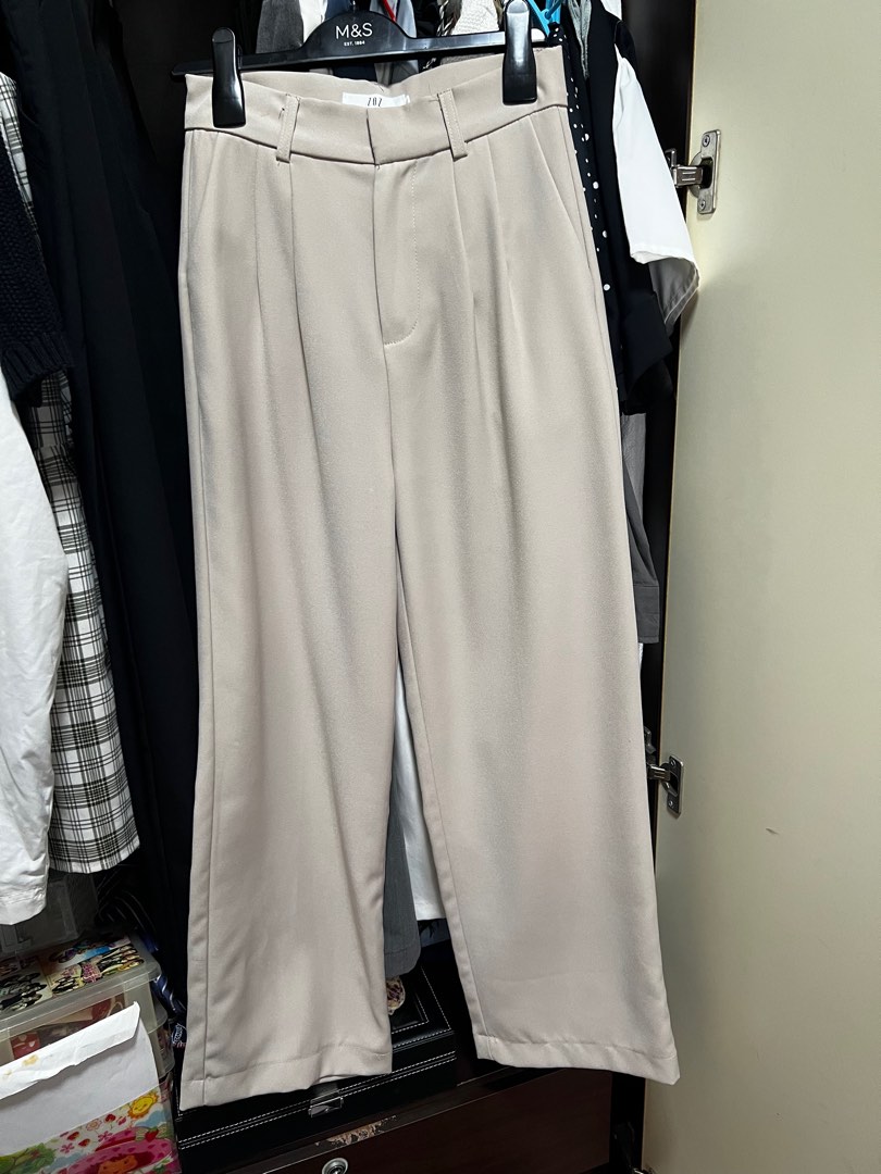 beige pants, Women's Fashion, Bottoms, Other Bottoms on Carousell