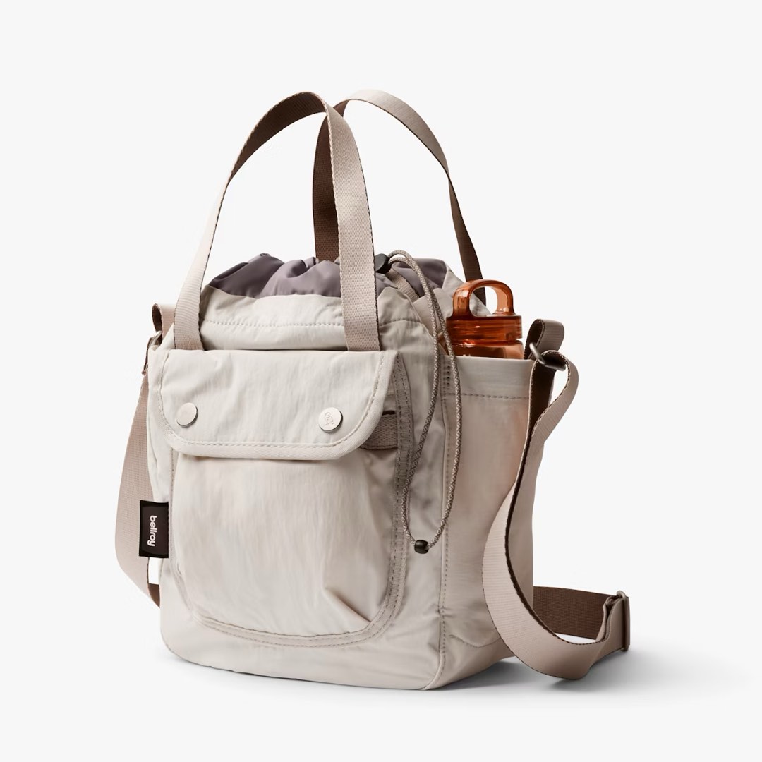 Bellroy Cinch Bucket bag in oat, Women's Fashion, Bags & Wallets ...