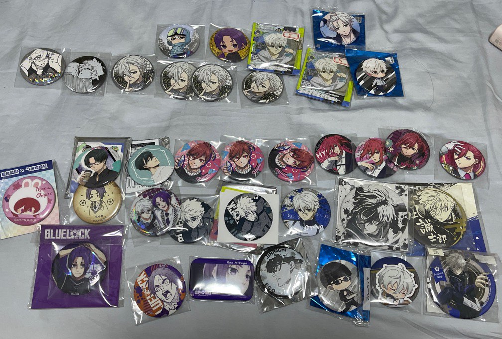 Blue lock badges clearance Nagi / Reo / Rin / Chibiri / Ego, Hobbies ...