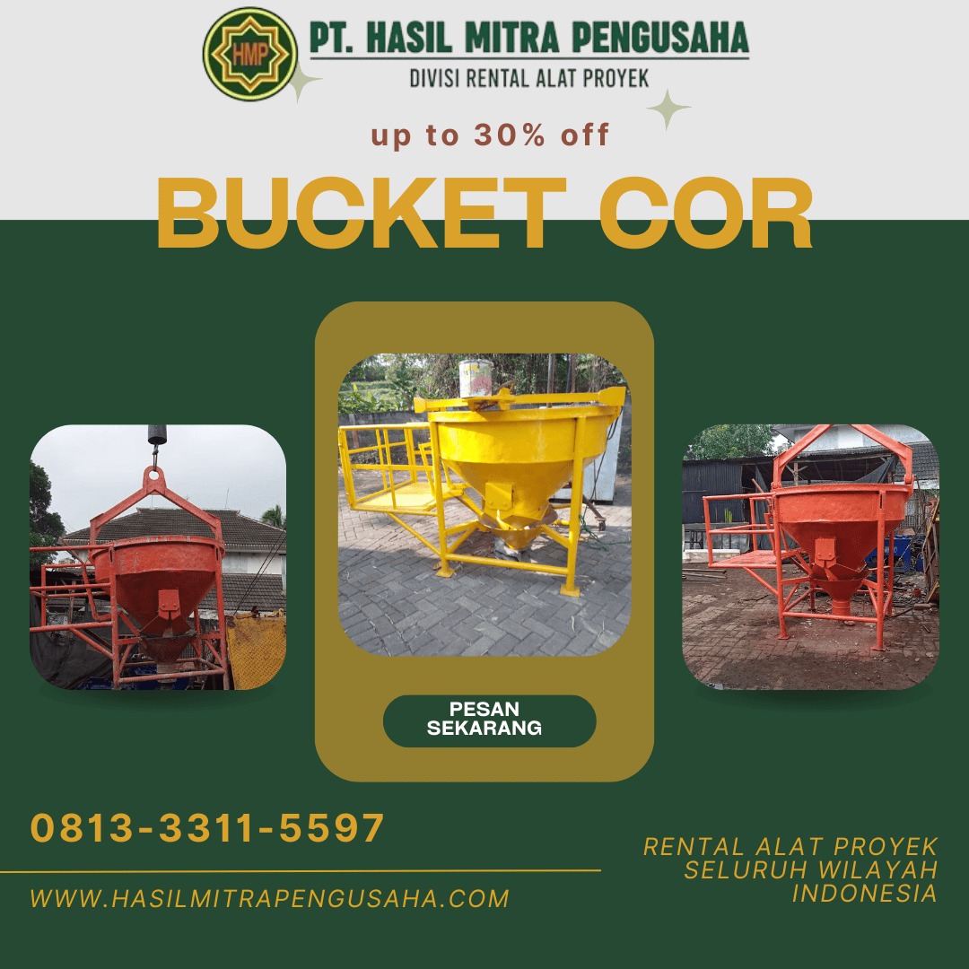 Bucket Cor Kota Palembang Provinsi Sumatera Selatan | Sewa Bucket Cor ...