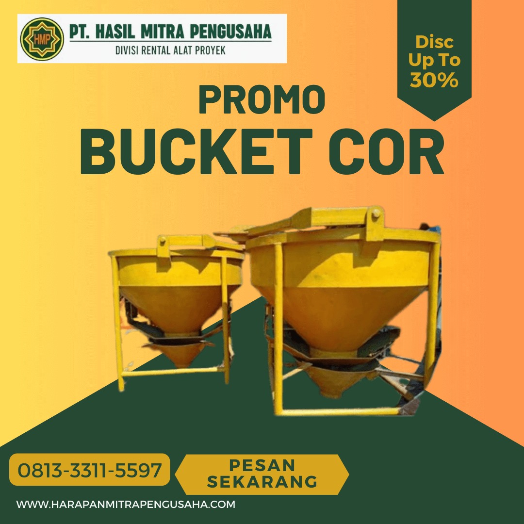 Bucket Cor Solok Provinsi Sumatera Barat | Sewa Bucket Cor Terbaik ...