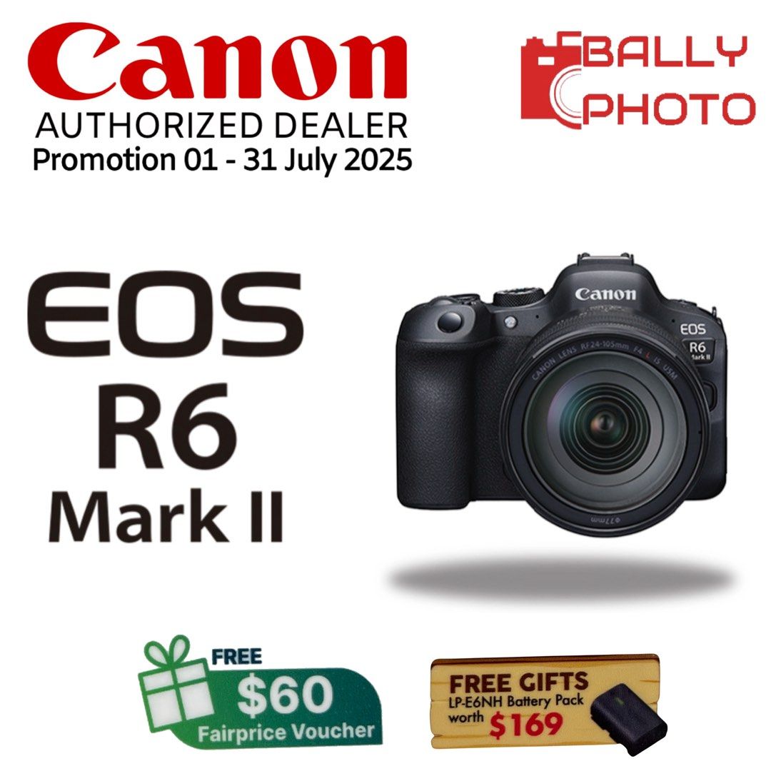 Canon R6 II camera body | R6II 24-105mm STM lens kit | r6ii R6M2 6m2 ...