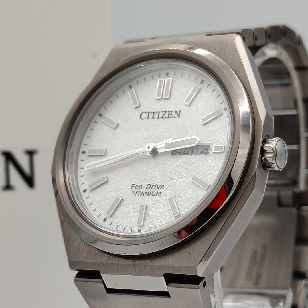 Citizen Zenshin Forza 3-Hand Super Titanium Eco Drive - AW0130-85A, Men ...