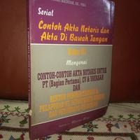 CONTOH AKTA NOTARIS UNTUK PT, CV&YAYASAN, Buku & Alat Tulis, Buku di ...
