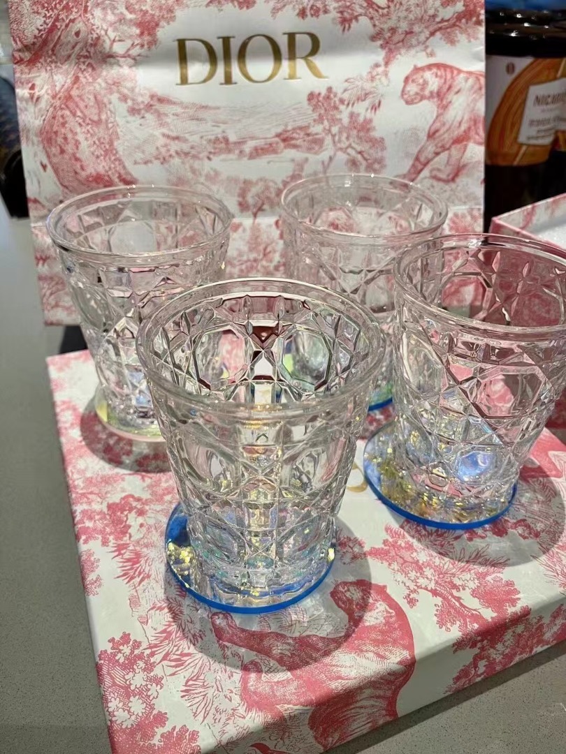Dior Crystal Glass Set - New, Furniture & Home Living, Kitchenware ...