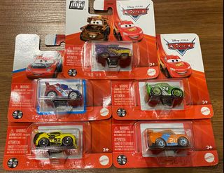 Disney Mini Cars Racers Luigi Sally Lizzie Todd Flo, Hobbies & Toys ...