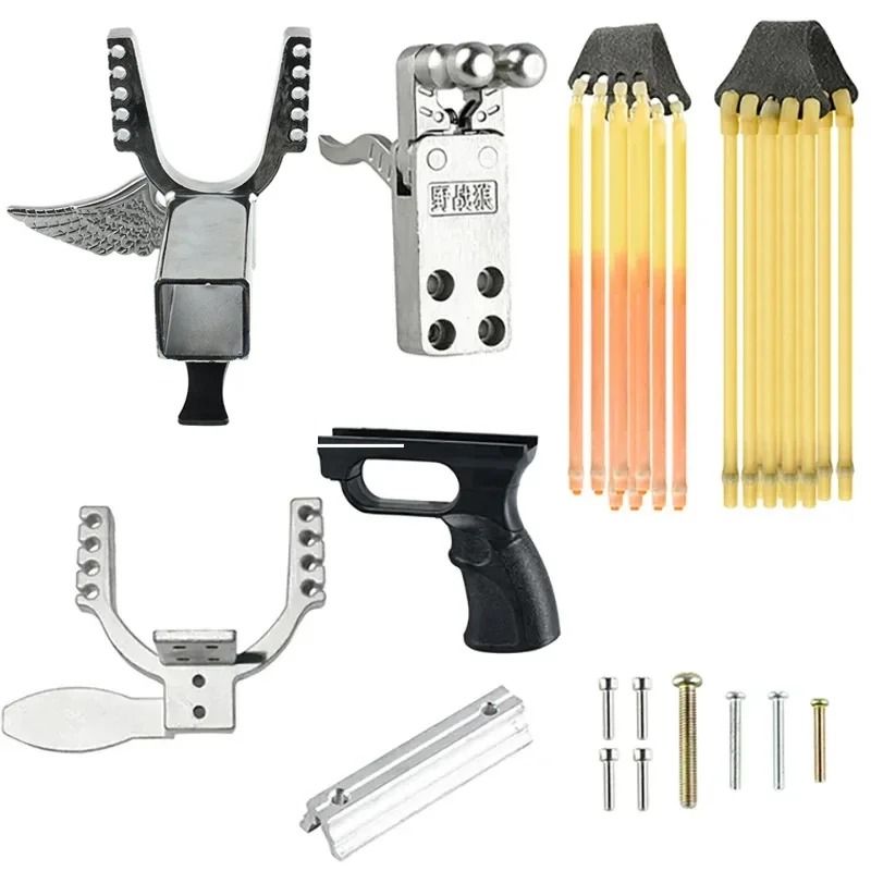 DIY Metal Long Rod Slingsshot Accessories Sliding Module Trigger Strong ...