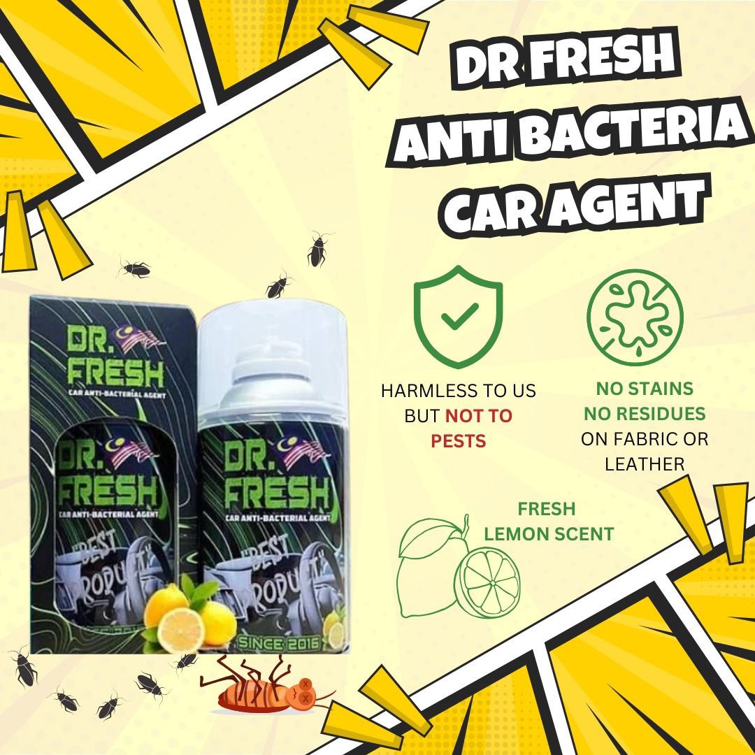 Dr Fresh car anti bacterial car agent diy disinfection pests, Car ...