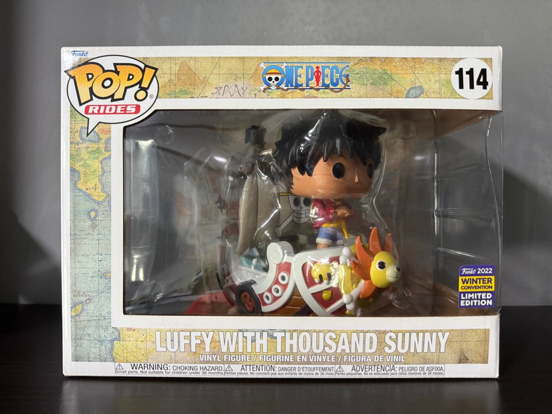 Funko Pop Luffy with Thousand Sunny One Piece 114 Figure Figurine Anime ...