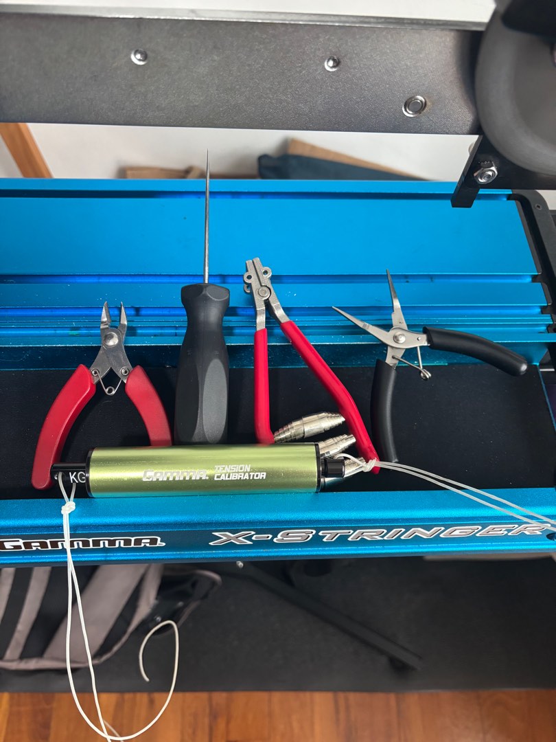 Gamma X-ST Stringing Machine w/ Stand, Sports Equipment, Sports & Games ...