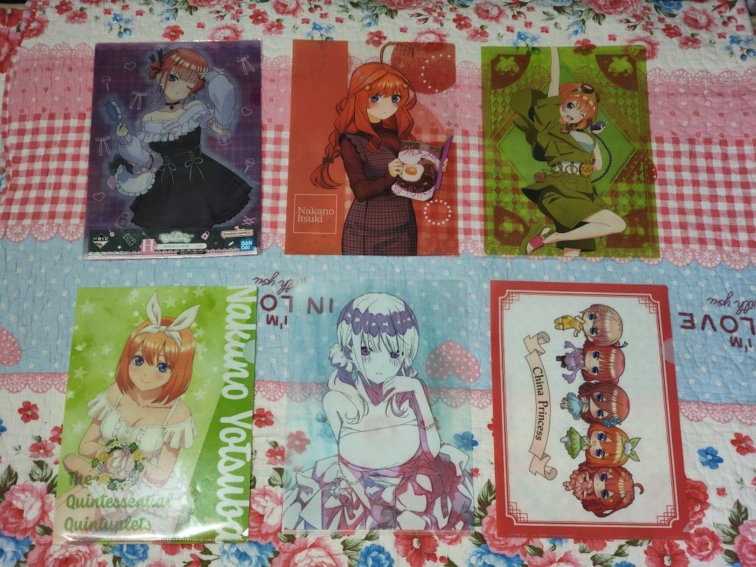 Gotobun no Hanayome A4 Files Ichibankuji The Quintessential Quintuplets ...