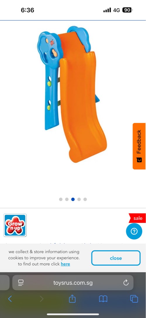 Grow'n Up Slide, Babies & Kids, Infant Playtime on Carousell