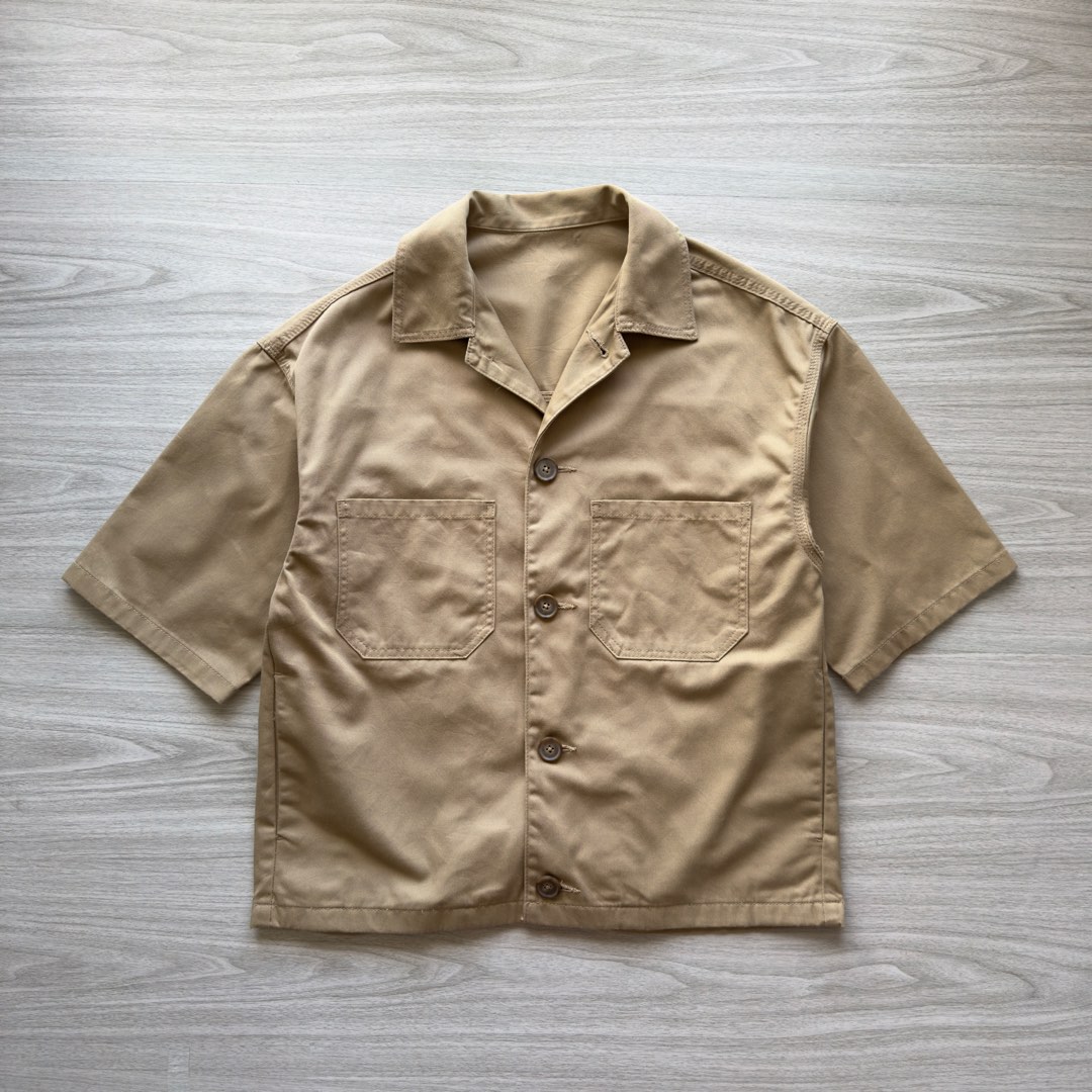 GU Chef Jacket Short Sleeve, Men's Fashion, Coats, Jackets and ...