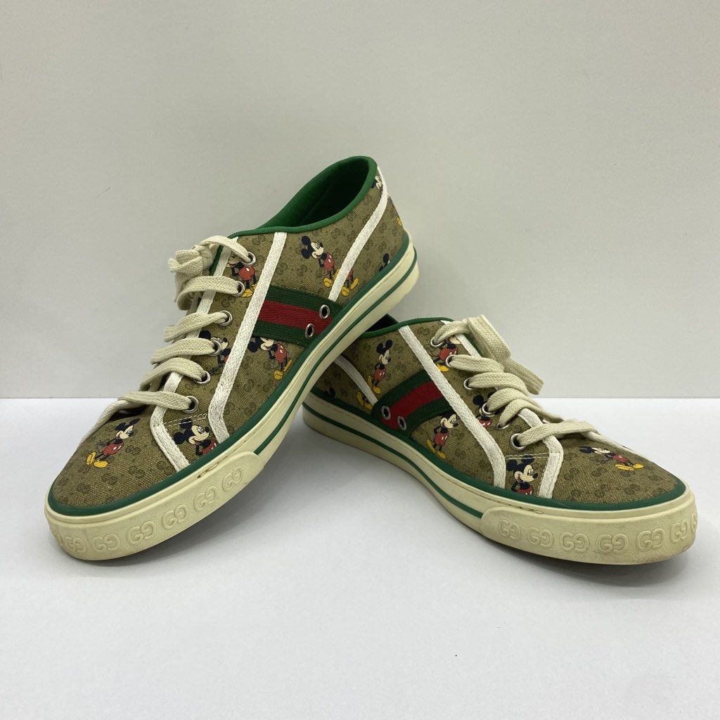 GUCCI X DISNEY GG TENNIS 1977 SNEAKERS #10+ 257001386 &, Luxury ...