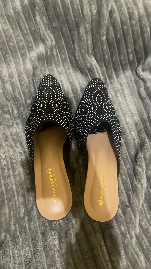 heels kondangan heels wisuda warna is hitam size 40 sendal sepatu ...